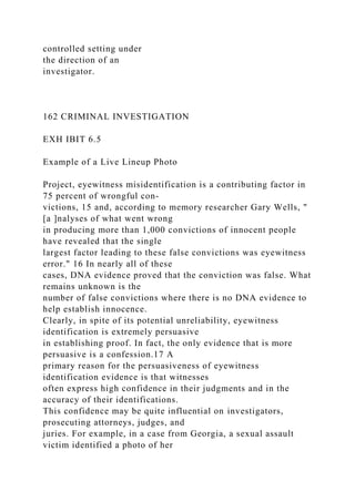 Interviews and Eyewitness Identifications AP PhotoMat.docx