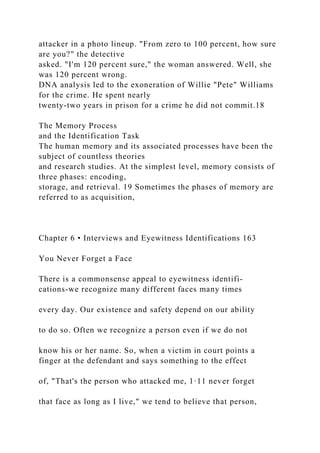 Interviews and Eyewitness Identifications AP PhotoMat.docx