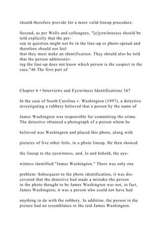 Interviews and Eyewitness Identifications AP PhotoMat.docx