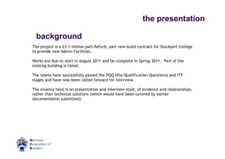 Bid presentation workshop slides | PDF