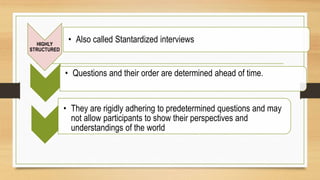 Interviews and questionnaires (1) | PPTX