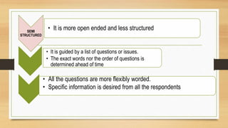 Interviews and questionnaires (1) | PPT