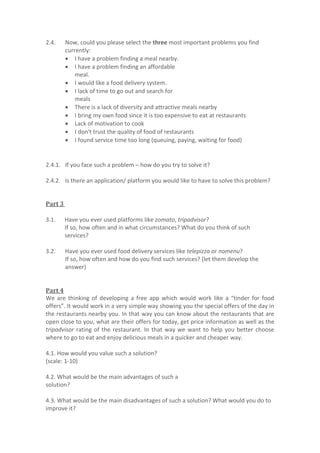 Interview script Business People | PDF