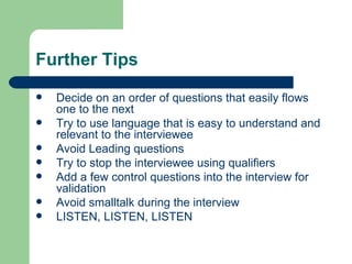 Interviews FAQ | PPT