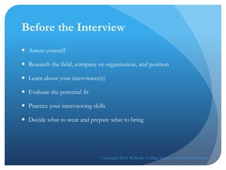 Interview Workshop | PPTX