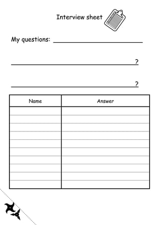 Interview sheet 1 | DOCX