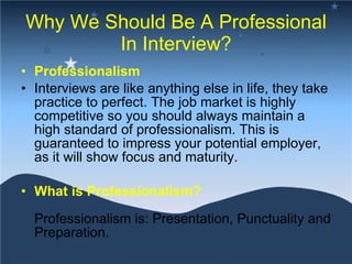 Interview Skills | PPT