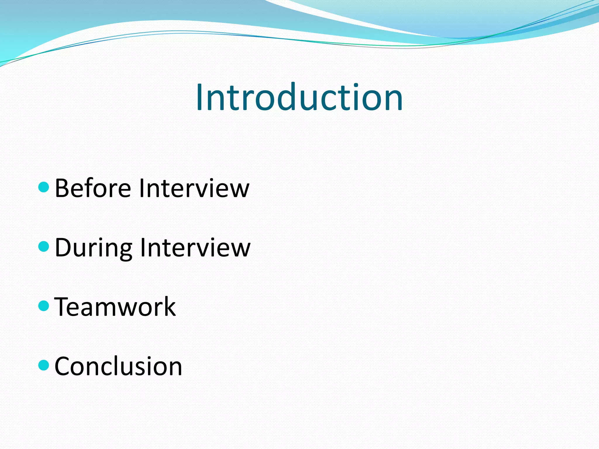 Interview skills | PPT