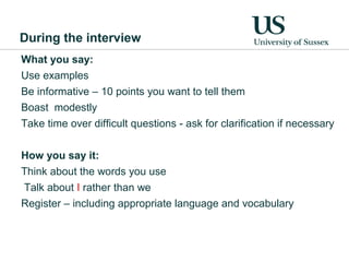 Interview Skills | PPT
