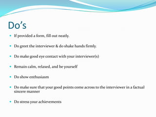 Interview skills | PPT