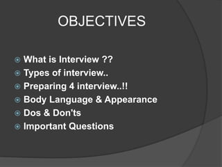 Interview skills | PPT