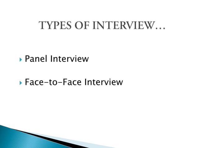 Interview skills | PPT
