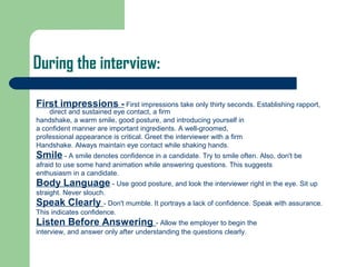 Interview skills | PPT