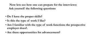 Interview skills | PPT