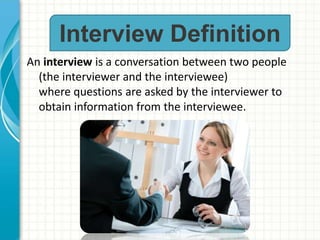 Interview skills | PPT