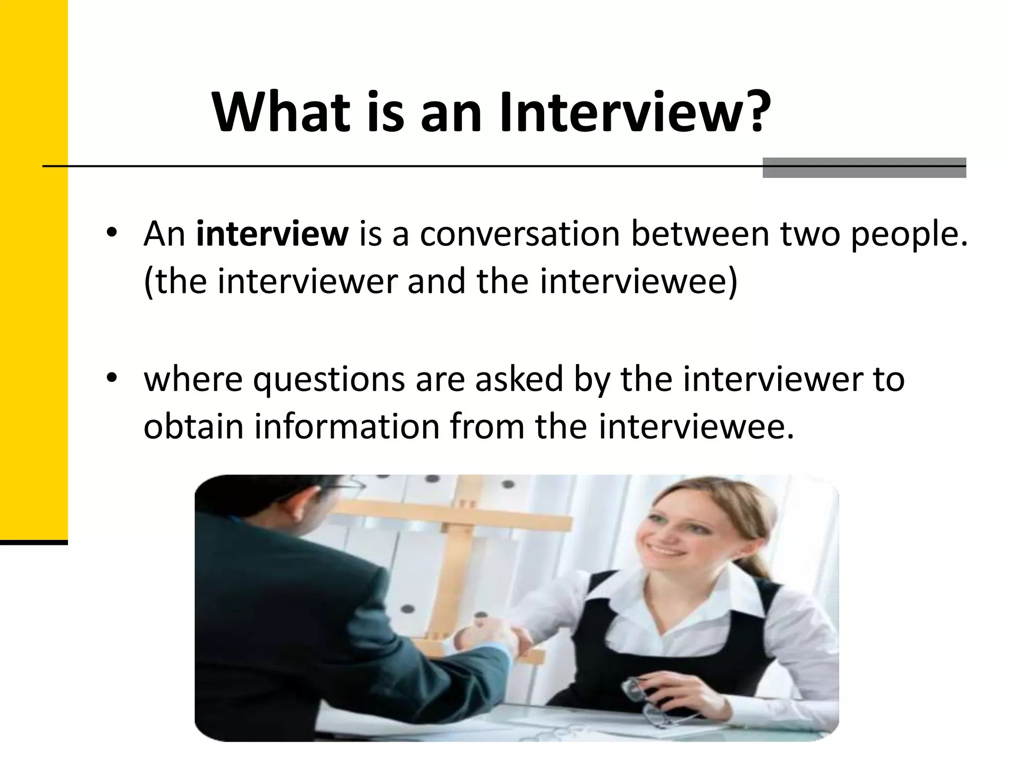 Interview techniques | PPTX