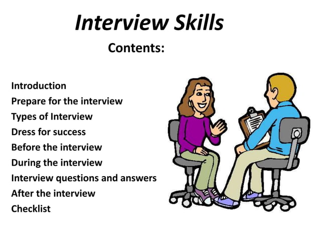 Interview skills | PPTX