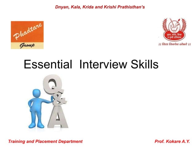 Interview skills | PPTX