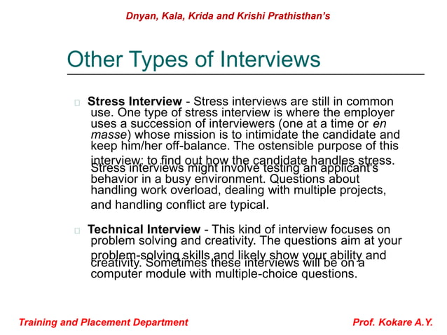 Interview skills | PPTX