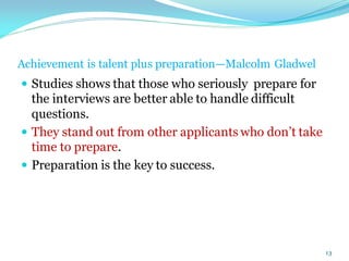 R.Manjula---Interview skills | PDF | Resume Writing and Advice | Job Search