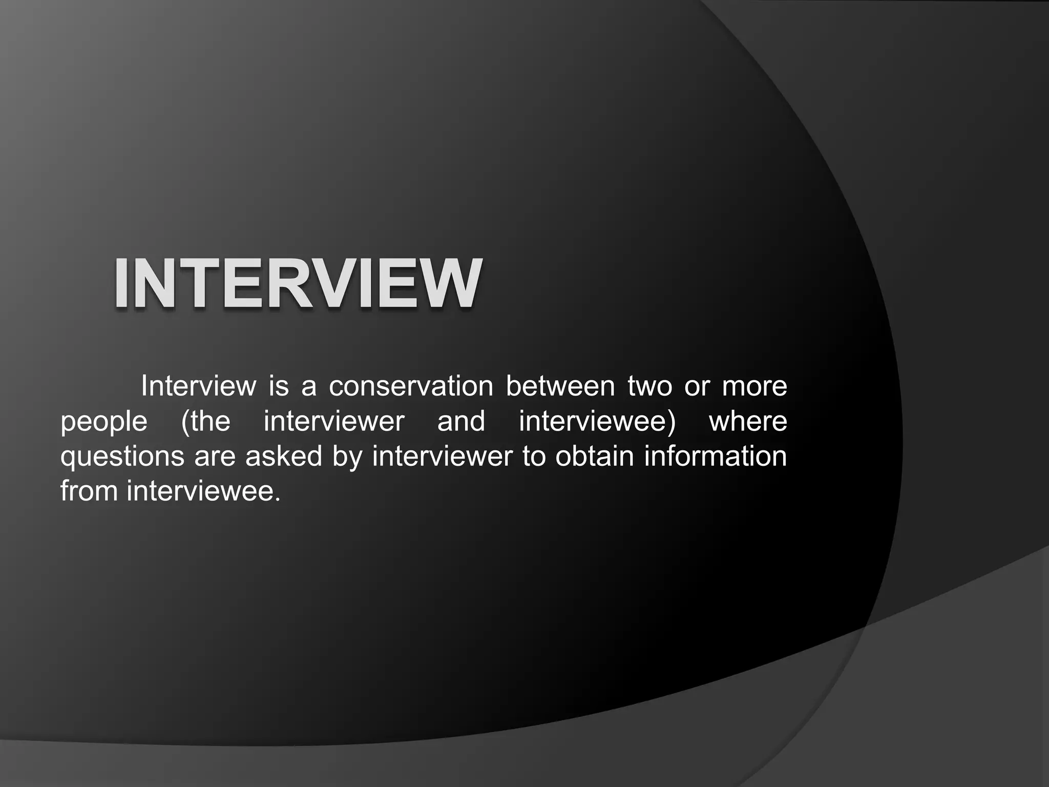 Interview skills | PPT