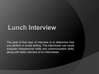 Interview skills | PPTX