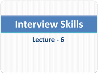 Interview skills.pdf