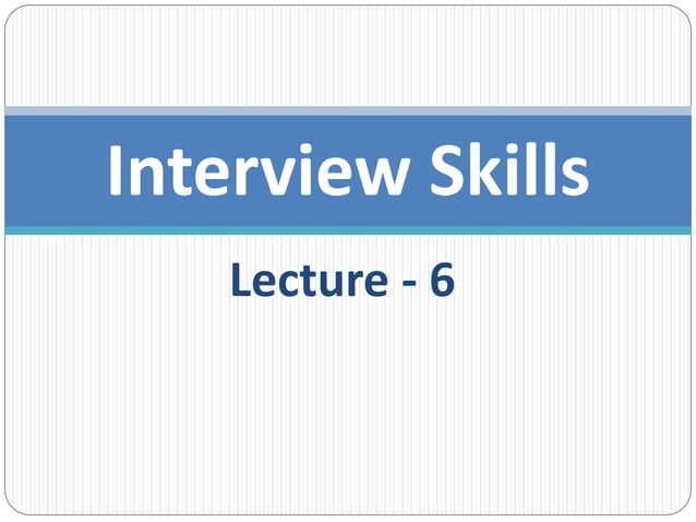 Interview skills.pdf