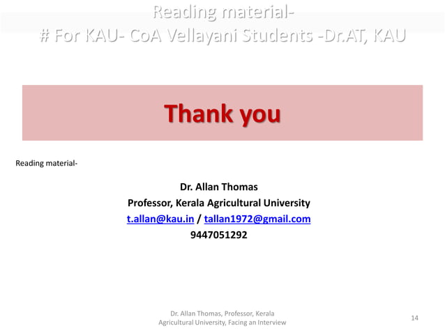 Interview Skills-Dr.Allan Thomas-Kerala-KAU.pdf