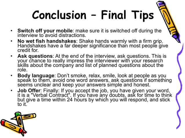 Interview skills Presentation | PPT | Resume Writing and Advice | Job ...