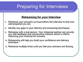 Interview skills Presentation | PPT