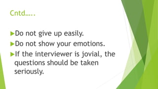 Interview skills rak | PPTX | Resume Writing and Advice | Job Search