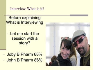 Interview skills 1 | PPT