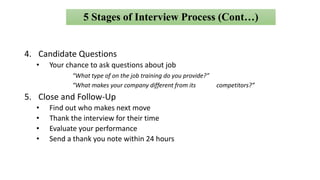 interview skills (class).pptx | Resume Writing and Advice | Job Search