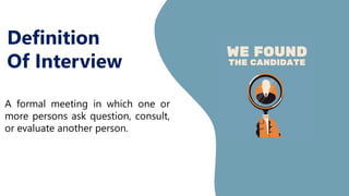 Interview skills for employment | PPT