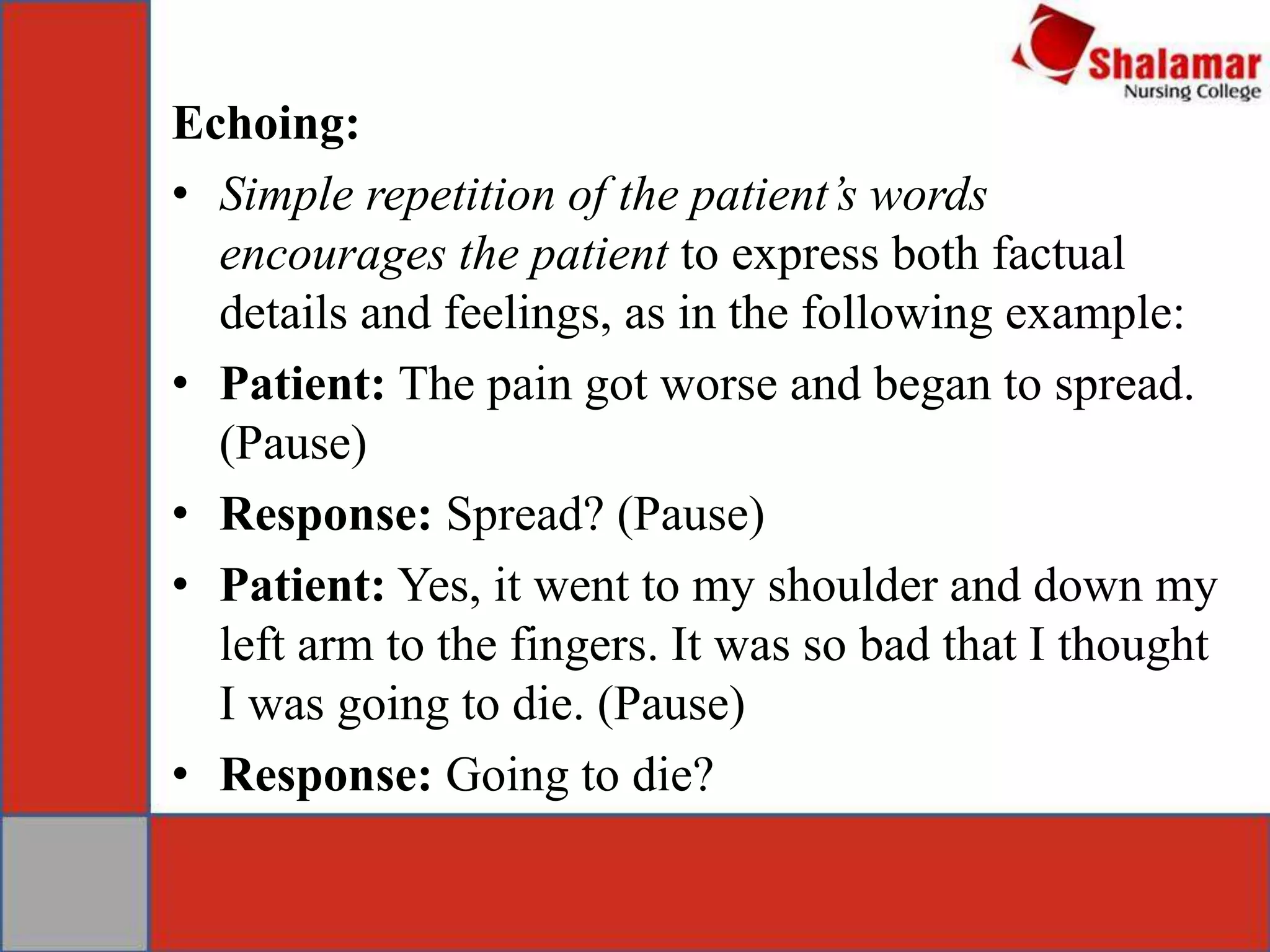 Interviewing skills & Health History | PPT