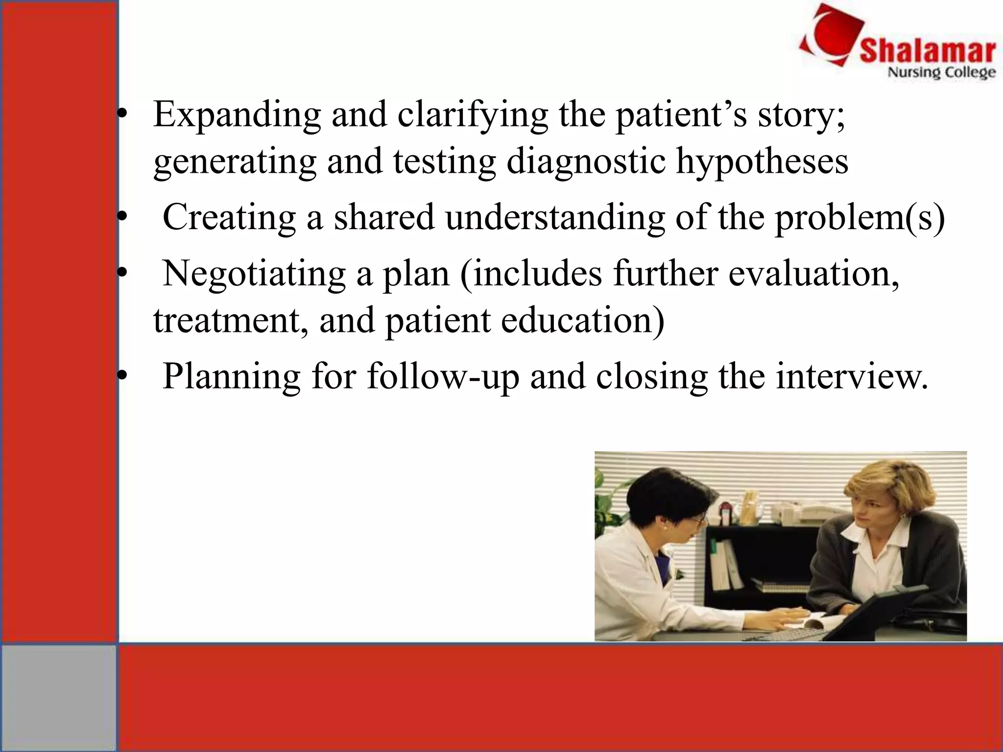 Interviewing skills & Health History | PPT