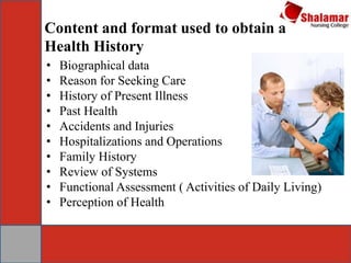 Interviewing skills & Health History | PPT