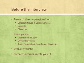 Develop Effective Interview Skills | PPT
