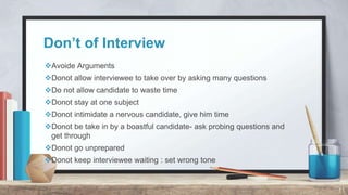 Interview - online | PPT