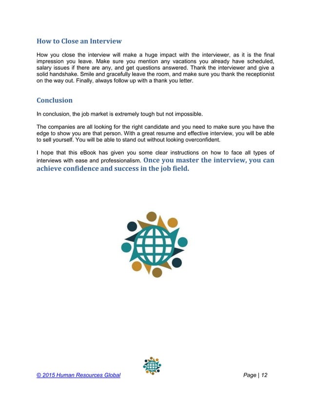 Interview success stories | PDF | Resume Writing and Advice | Job Search