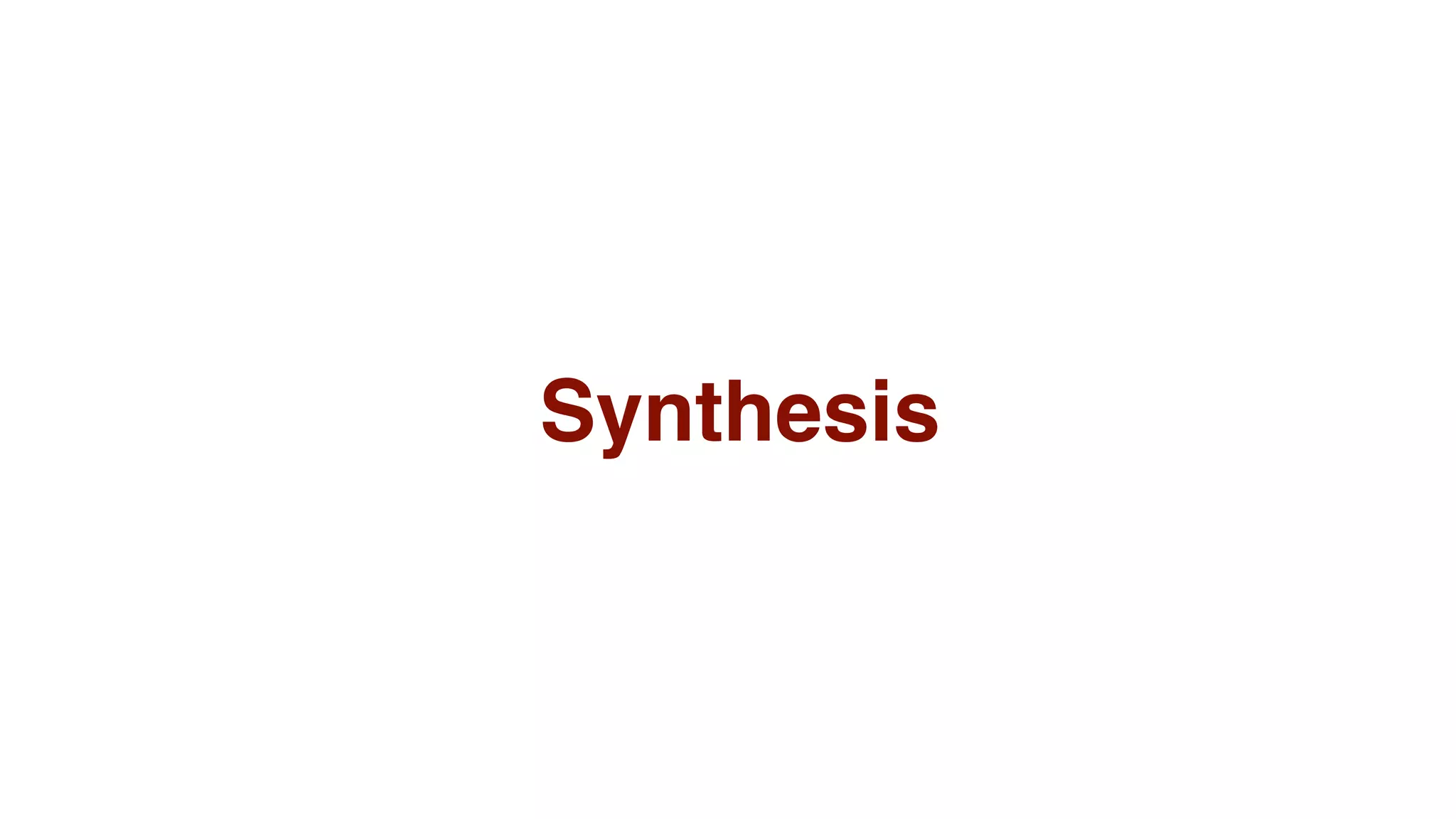 Interview synthesis | PDF