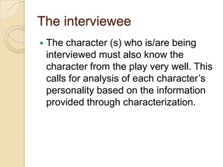 Interview techniques-Assessment for Macbeth | PPT