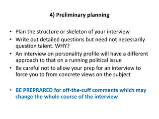 Interview techniques | PPT