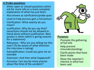 Interview techniques | PPT