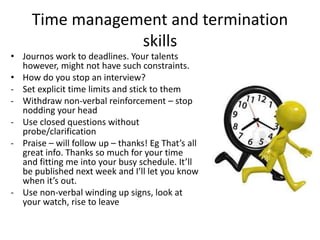 Interview techniques | PPT