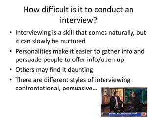 Interview techniques | PPT