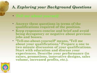Interview techniques- Preparation for Placement | PDF