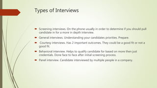 Interview techniques | PPT