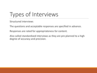 Interview techniques | PPTX